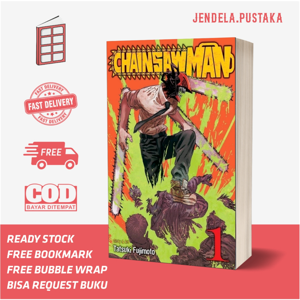 Komik Manga Chainsaw Man Collection Vol. 1-17 by Tatsuki Fujimoto English | Shopee Malaysia