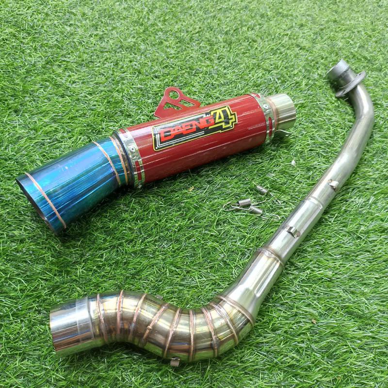 Daeng sai4 Pipe canister conical open specs exhaust Pipe for Wave 125 ...
