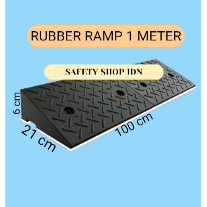 Rubber ramp 1 meter / Rubber ramp 1m / Motorcycle ramp / Car ramp ...