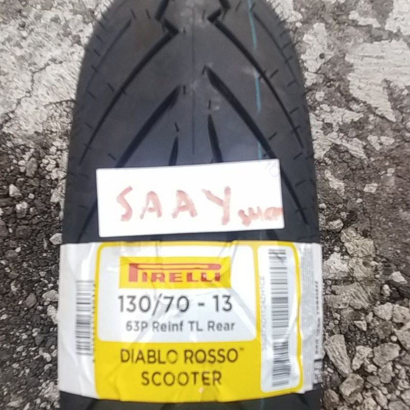 Pirelli DIABLO ROSSO SCOOTER 130 70 13 Rear Tire NMAX PCX160 ADV160 ...