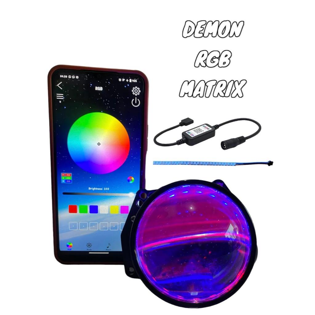 Demon RGB Matrix Devil RGB Led Light Bluetooth Connection Led Meeting ...