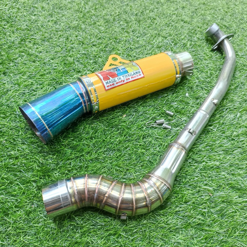 Nlk Pipe canister conical open specs exhaust Pipe for Wave 125 Xrm 110/ ...