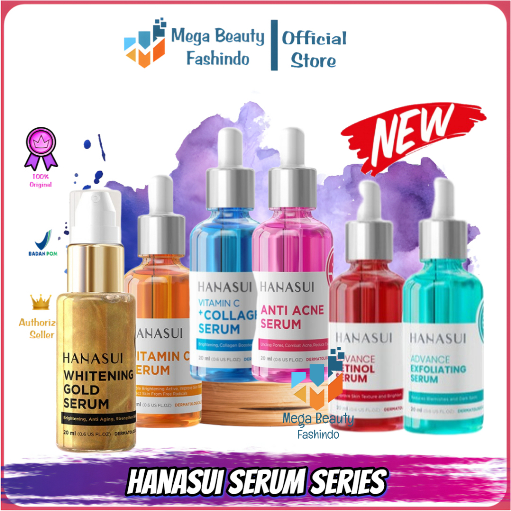 Hanasui Face Serum Series Serum New Look & Improved Formula | Vitamin C ...