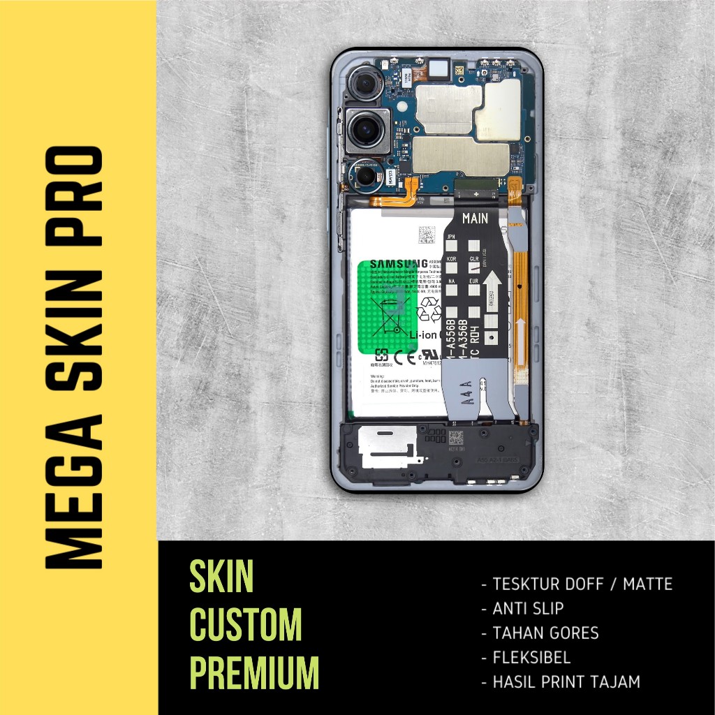 MESIN Samsung A55 5G Full body Skin - contains 2 pieces - Machine ...
