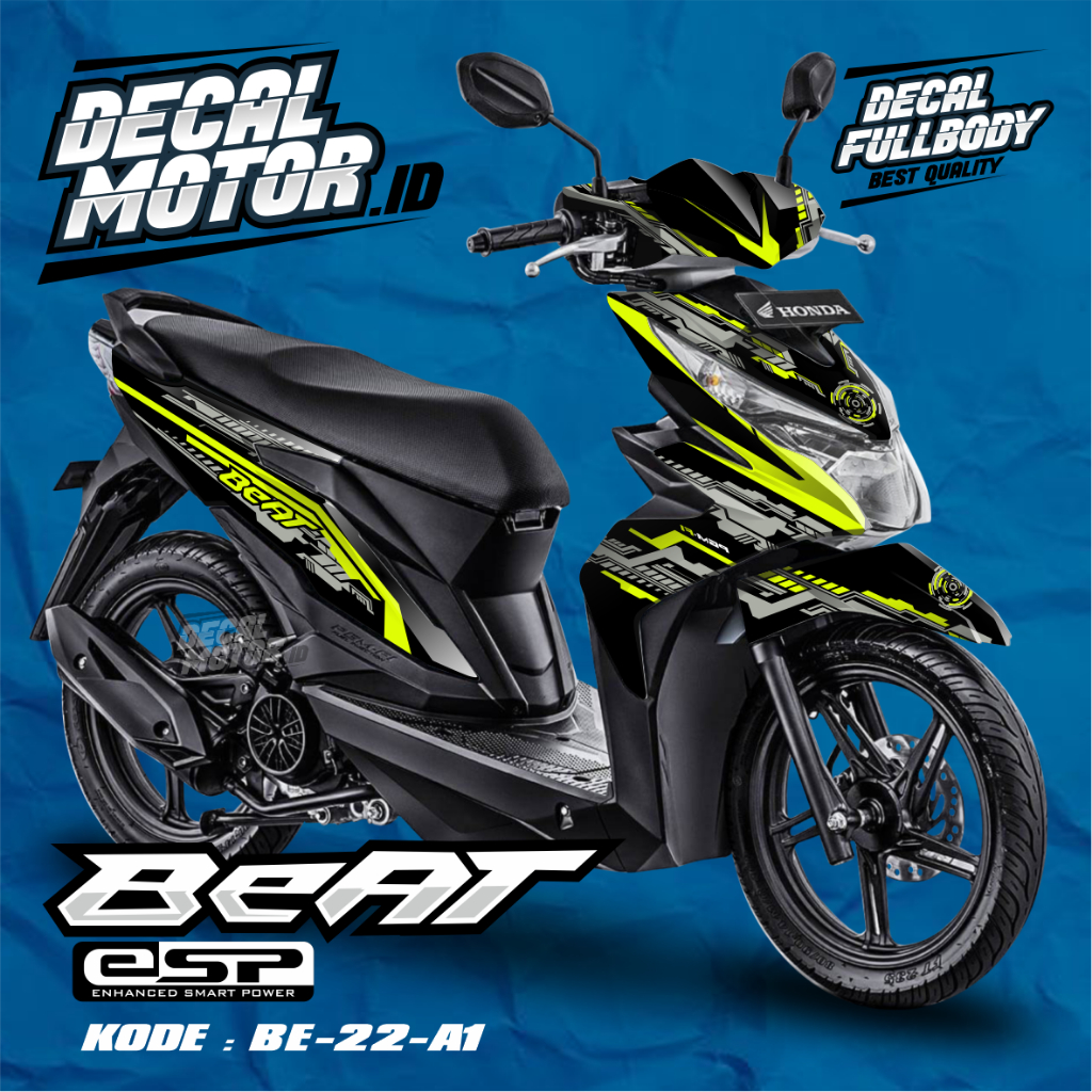 Honda Beat ESP Full Body Decal Unique Cool Motif - Full Body Trim ...