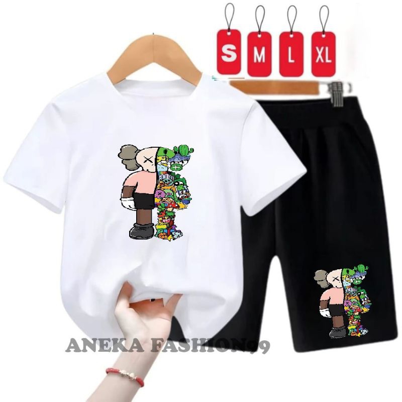 Children's Suits Aged 2-13 Years With KAWX T-Shirts | Shopee Malaysia