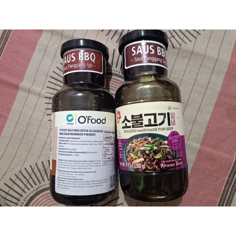 Daesang chungjung one korean beef bulgogi galbi marinade sauce 280 gram ...