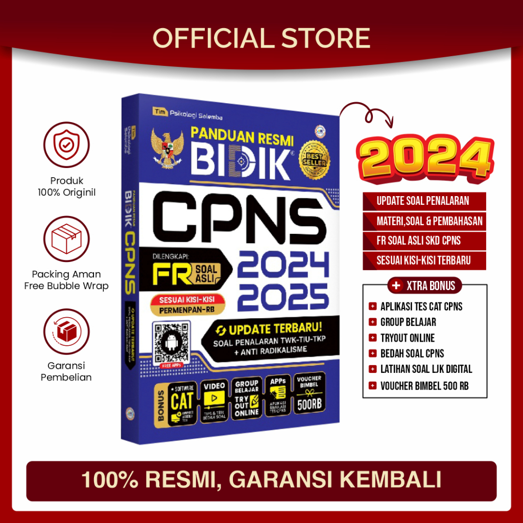 Cpns Book Official Guide To CPNS Aims 2024 2025 | Shopee Malaysia