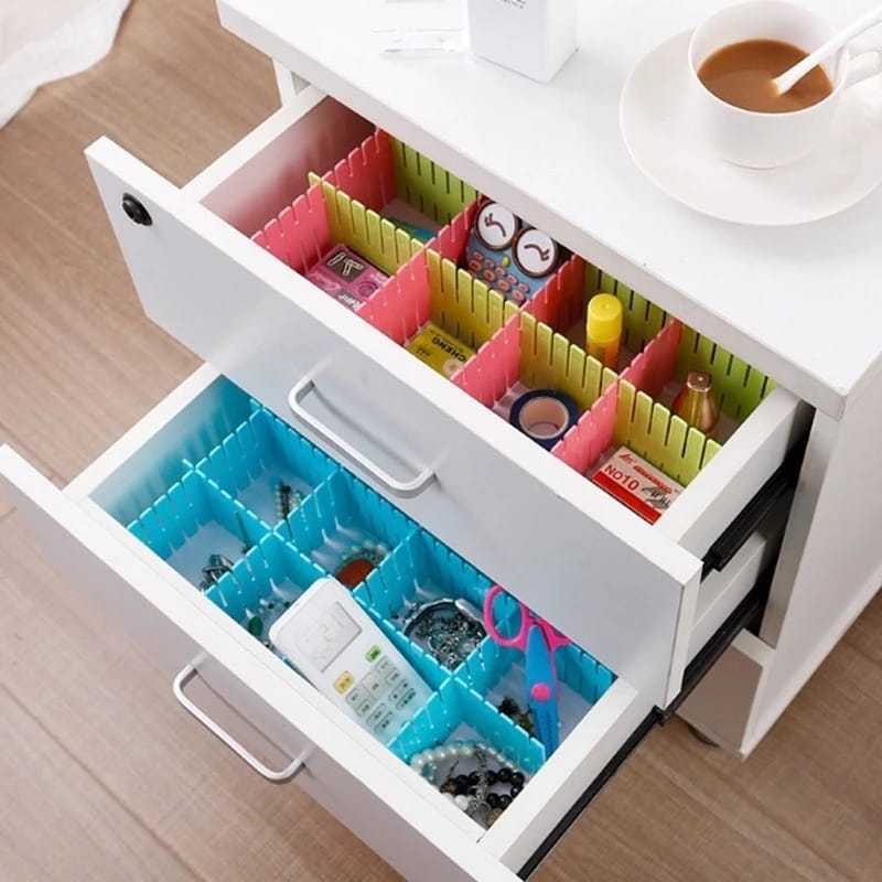 Drawer Divider Set of 4 Drawer Shelf Partition Divider Boards / Drawer ...