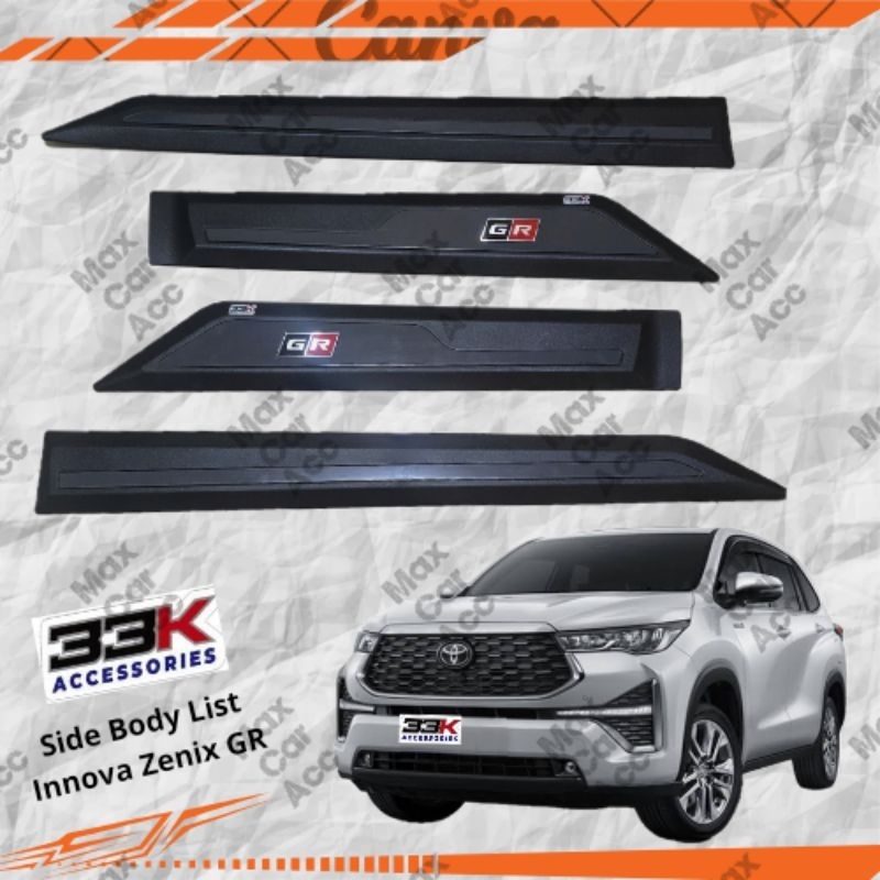 List of Side Body Side Body Molding Innova Zenix 2023 2024 2025 GR ...