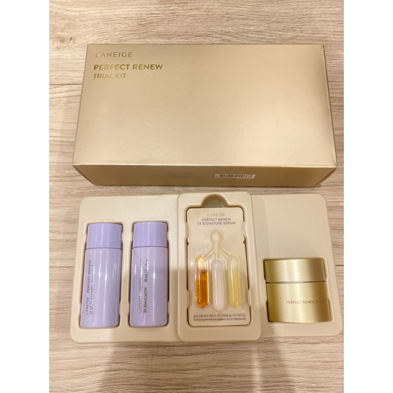 Laneige Perfect Renew 3x Signature sample size | Shopee Malaysia