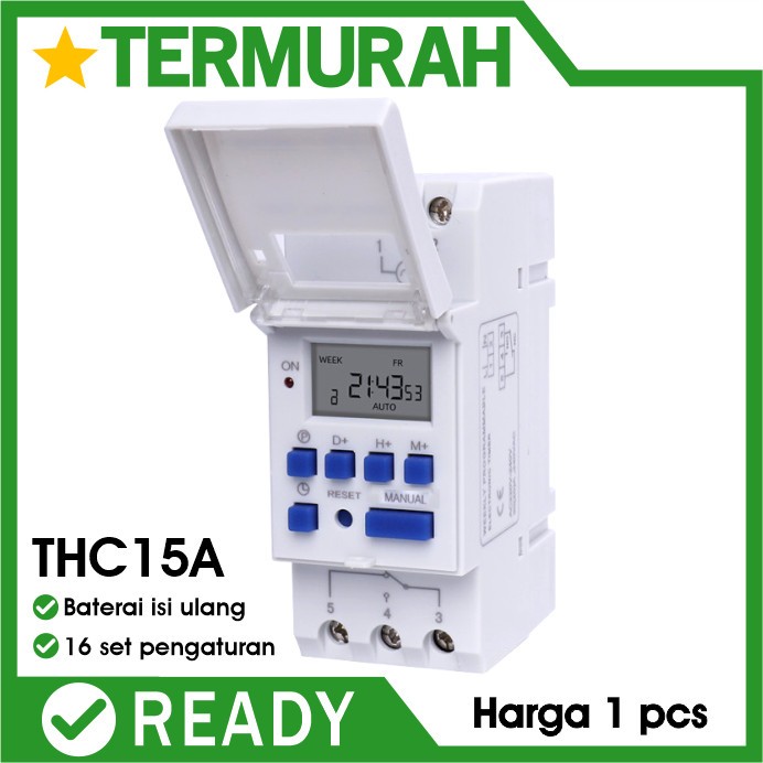 Mcb Digital Timer Socket Switch relay Switch Din Rail 220v THC15A ...