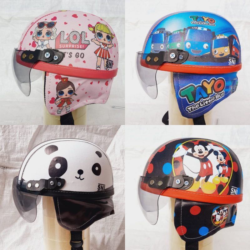 Retro CHIP SINCHAN CHILDREN'S HELMET | Shopee Malaysia
