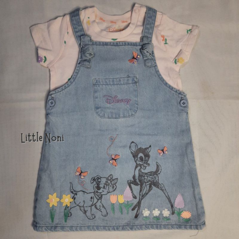 Jeans Overalls Disney at Primark Dalmatians Bambi Set | Shopee Malaysia