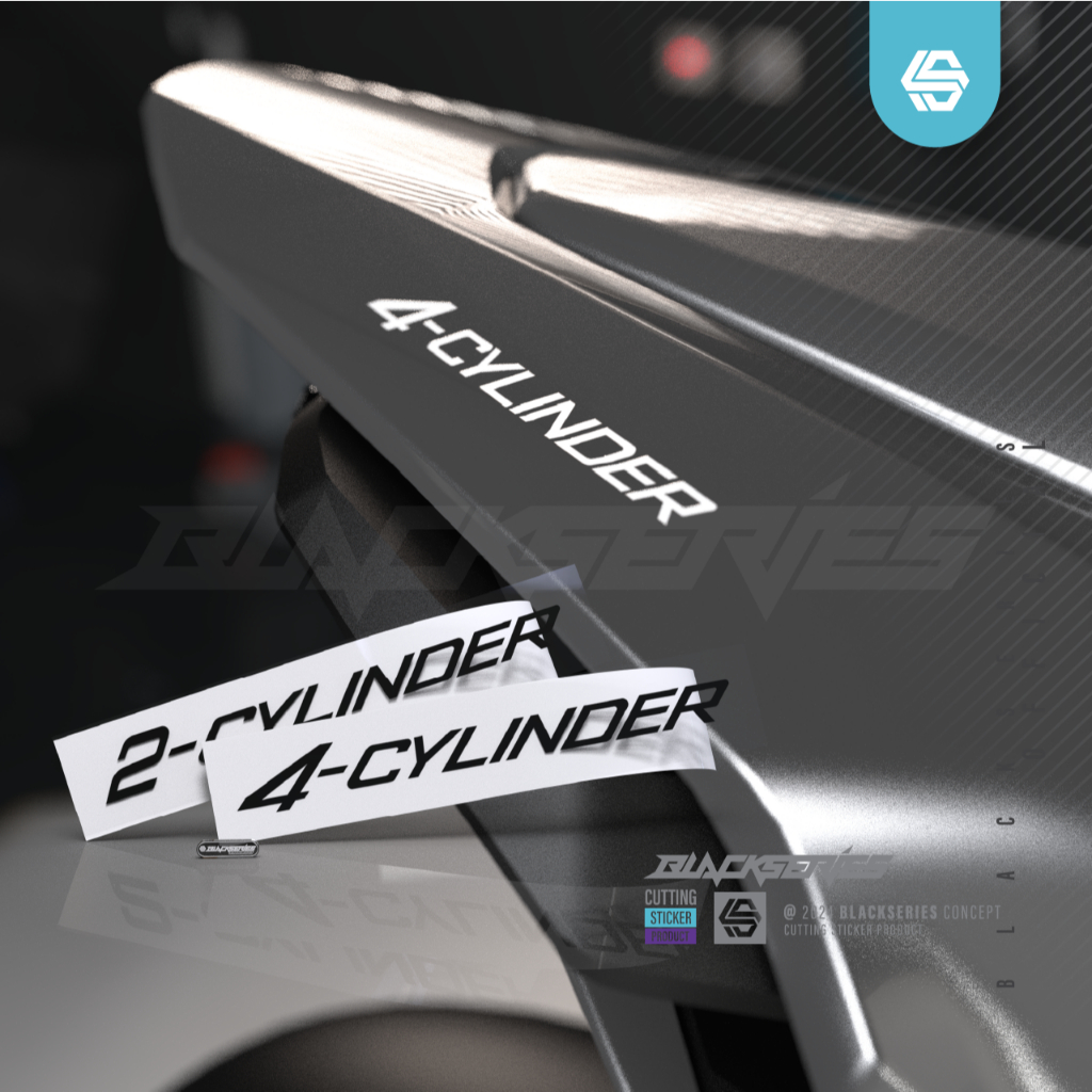 Cutting 4 cylinder motorbike stickers | Cutting 2 cylinder motorbike ...