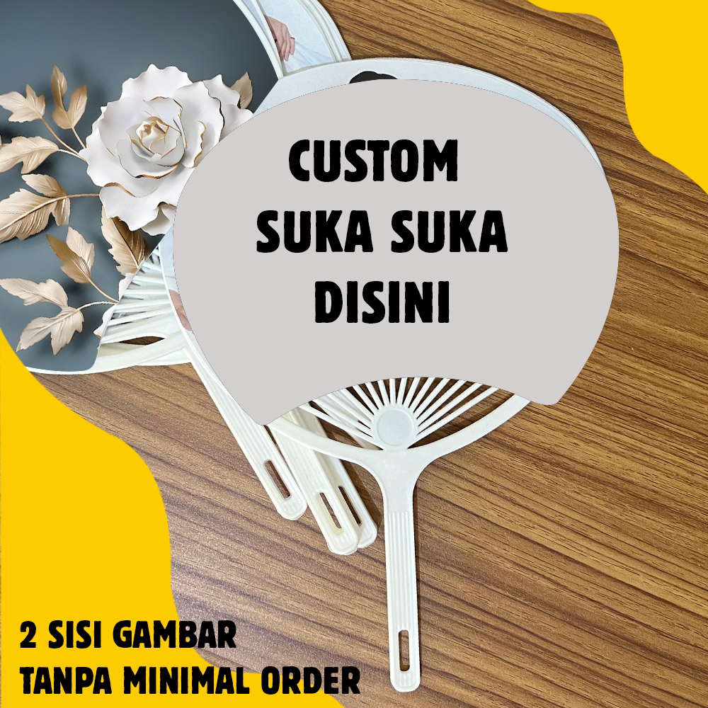 Shell Fan Custom Design Hand Fan Promotional Fan | Shopee Malaysia