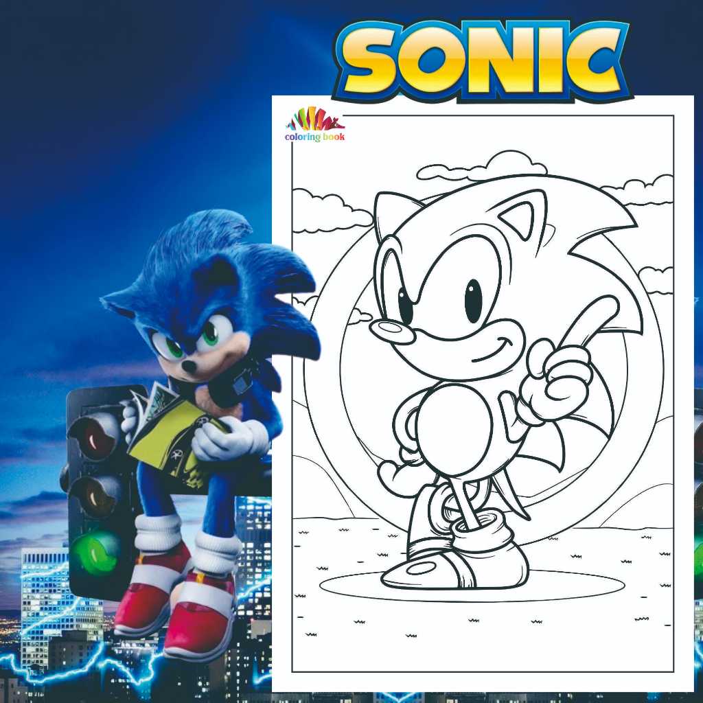 Coloring PAPER / COLORING / DRAWING PAPER / SONIC / COLORING PAPER FOR ...