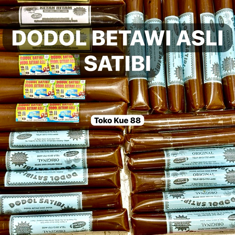 Satibi Original Betawi Dodol 100gram and 200gram | Shopee Malaysia