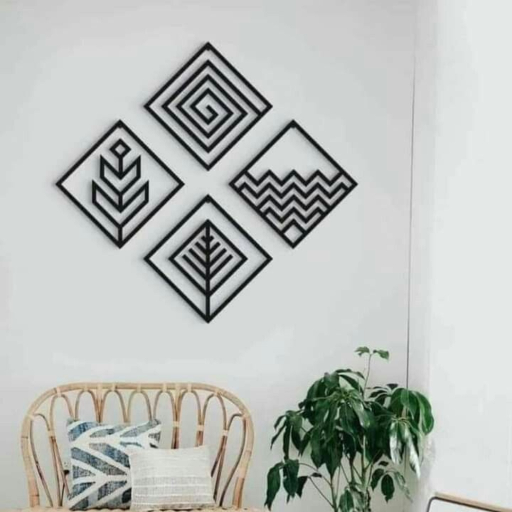 HIASAN DINDING KAYU Wooden AESTHETIC WALL DECORATION WALLDECOR DISPLAY ...