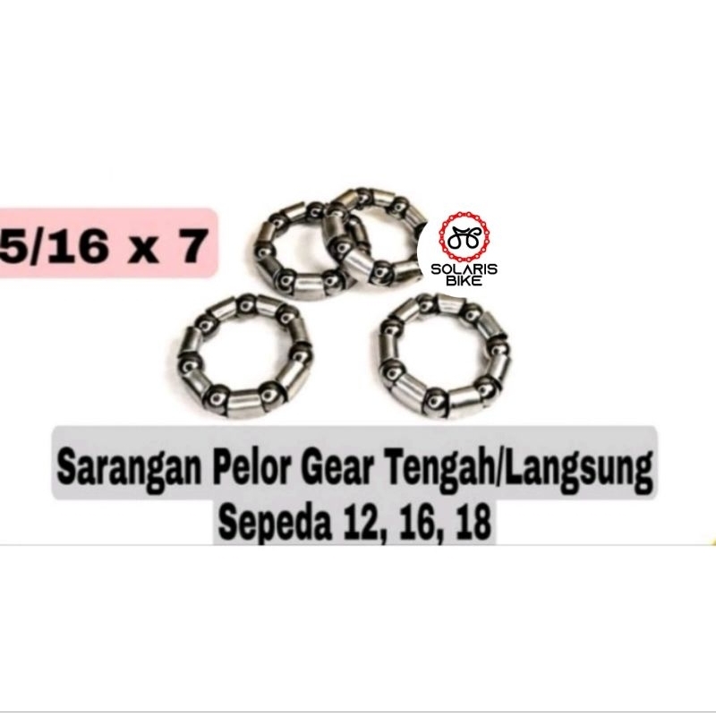 Sarangan Gotri Pelor 5/16 x 7 Direct Gear Mini BMX Children's Bike 12 ...