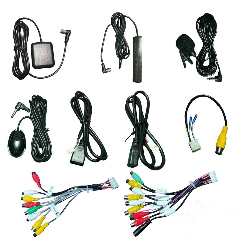 Android Head Unit Cable Android Completeness GPS Antenna 4G Mic RCA USB ...