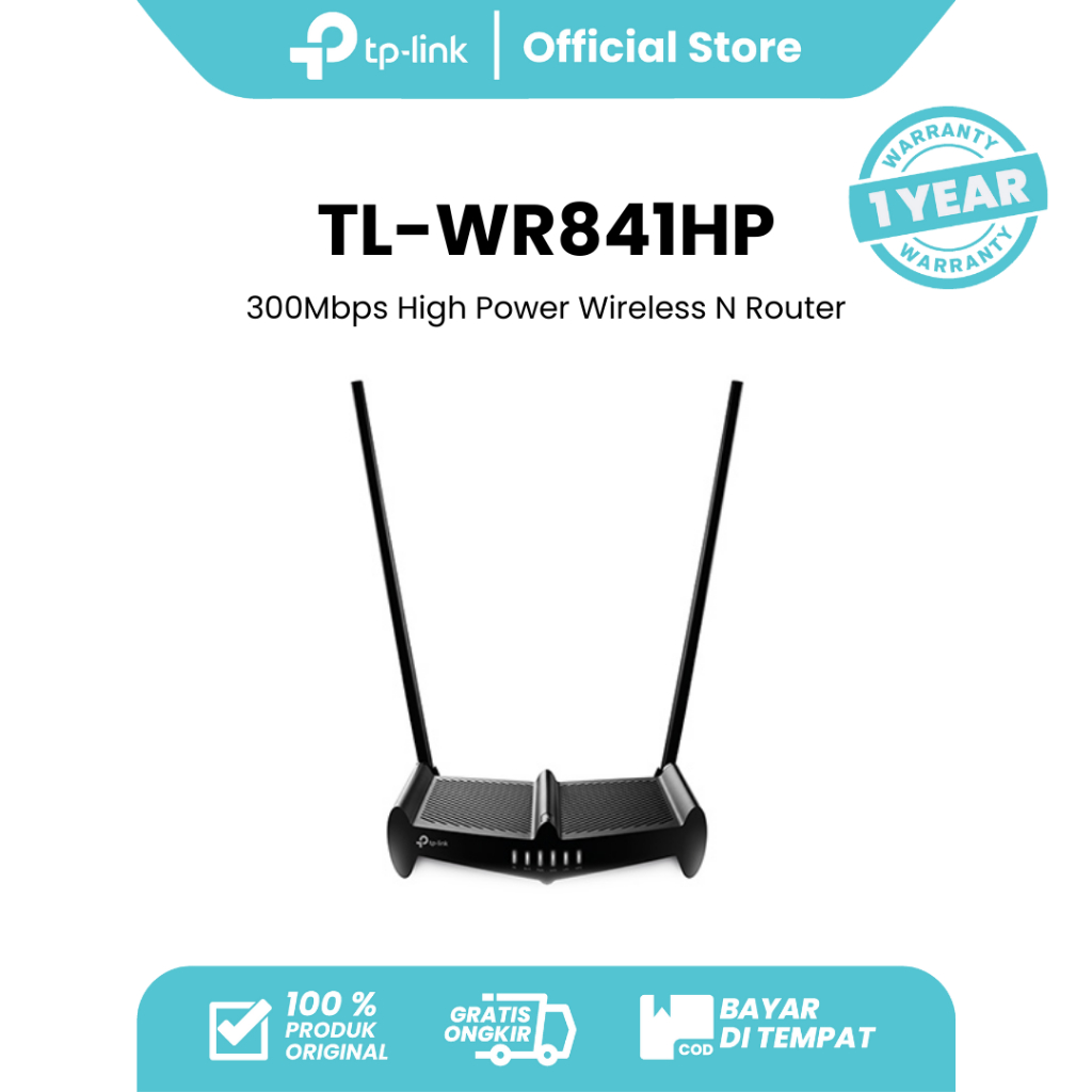 TP-Link TL-WR841HP | 300Mbps High Power WiFi Router | Wireless Router ...