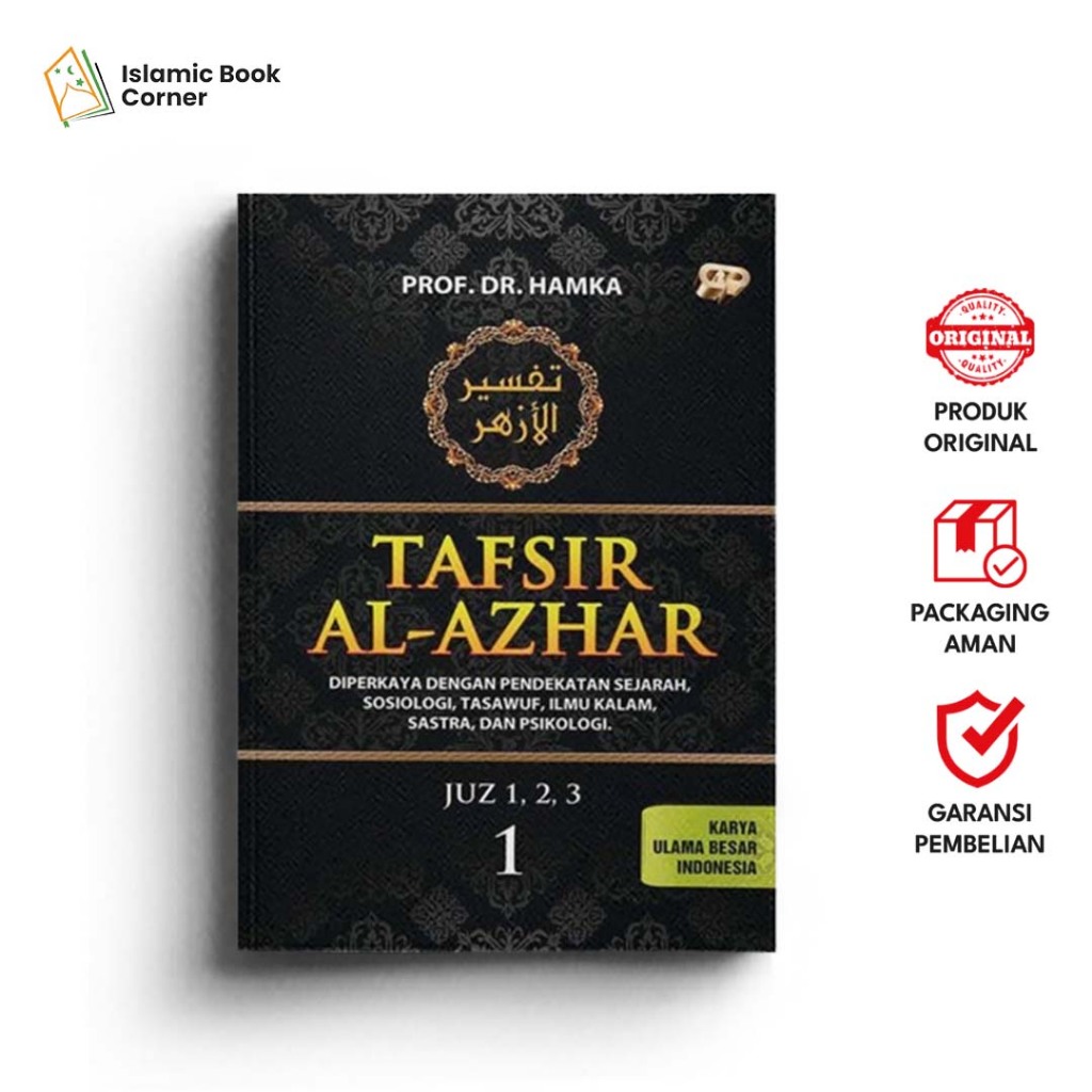 Islamic Book Corner - Hamka's Book - Tafsir Al - Azhar Volume 1 ...