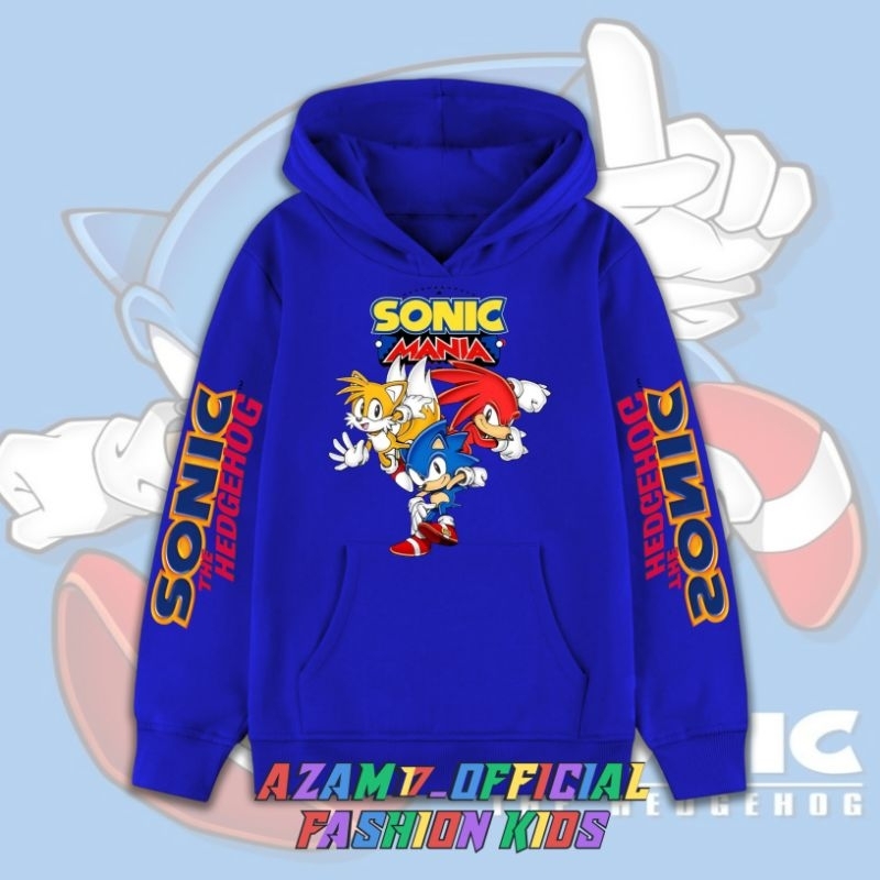 Hoodie Jacket Kids Sonic Mania Free Name/Hoodie Sweater Kids Sonic The ...