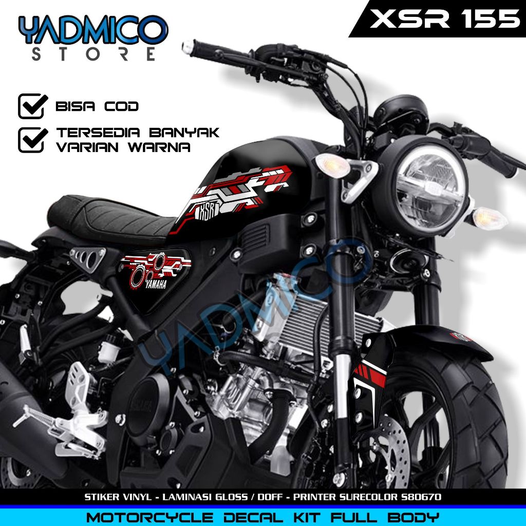 Xsr 155 Full Body Motorcycle Sticker / Yamaha XSR 155 Fullbody Striping ...