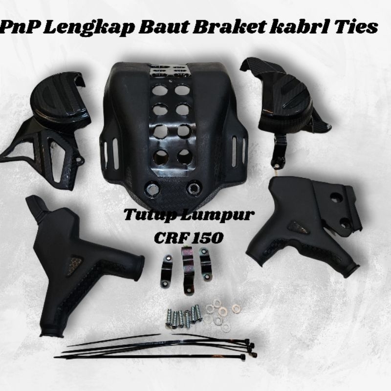 MESIN Crf 150l engine cover crf 150 l mud cover / crf 150l engine guard ...