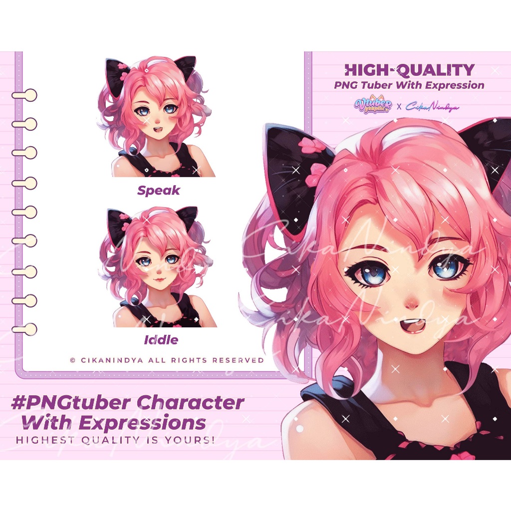 Exclusive PNG Tuber For More Attractive Live Streaming, Digital ...