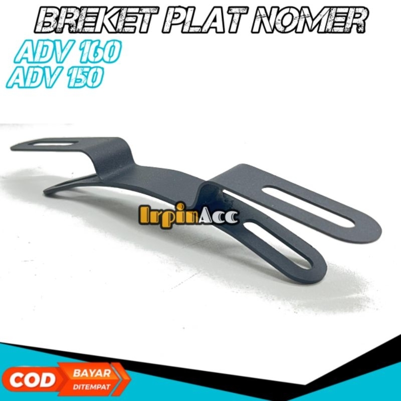 Bracket Plate No Front ADV Bracket Flat Bracket No Honda ADV | Shopee ...