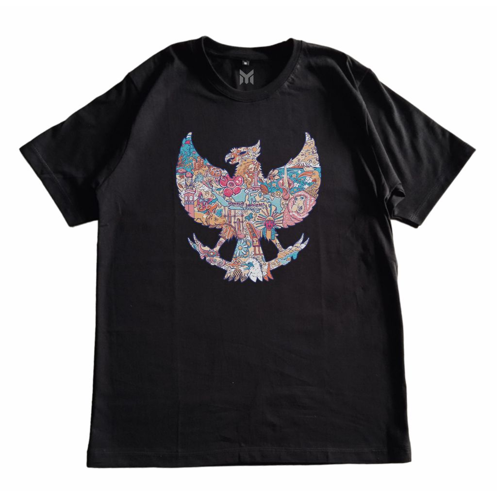 Garuda ART INDONESIA Distro Men's T-Shirt Independence Of The Republic ...