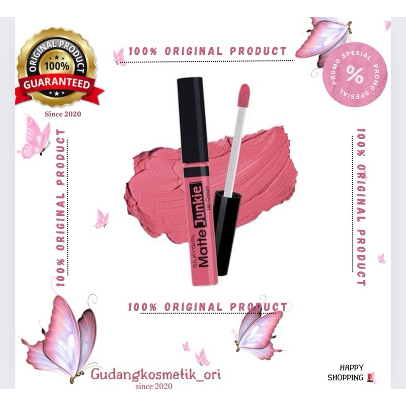 Original matte silkygirl matte junkie lip cream | Shopee Malaysia