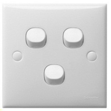 Triple Clipsal Switch Schneider/Schneider Triple Classic Switch E33_1 ...