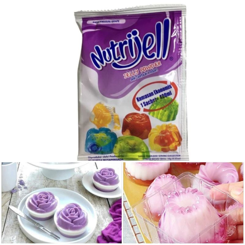 Nutrijell Grape Instant jelly powder 10gr | Shopee Malaysia
