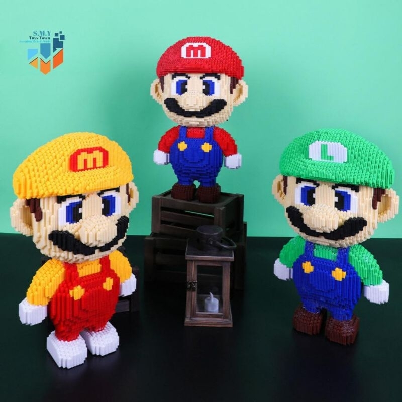 Tsc Nano Blocks SUPER MARIO BROS Medium 3D Model, Building Block Toys ...