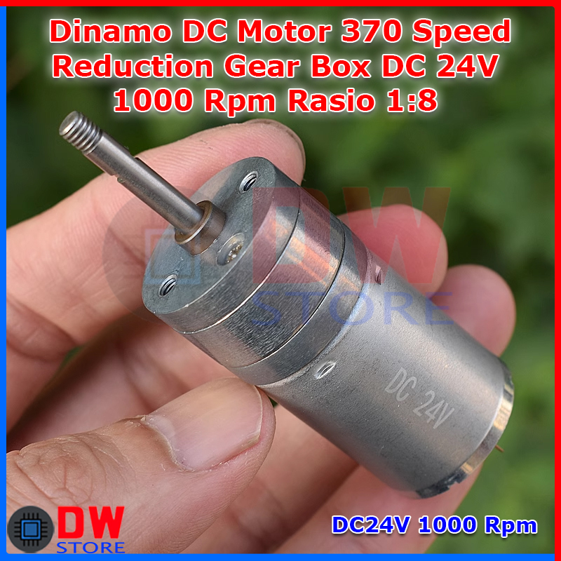 Dynamo DC Motor RS370 370 GA25R-370 Speed Reduction Gearbox Gear DC 24V ...