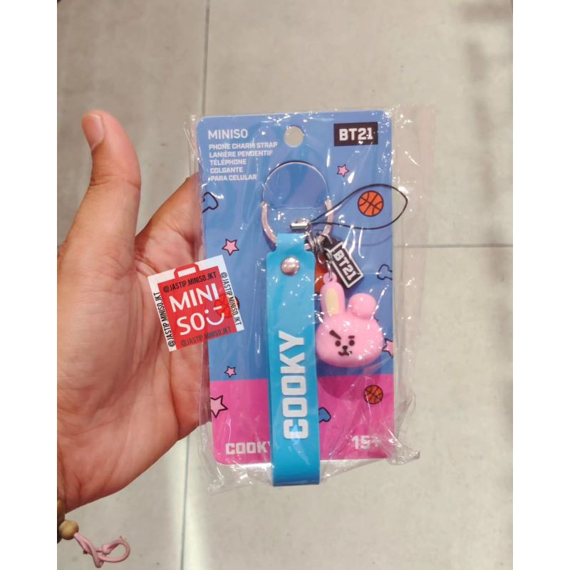 GANTUNGAN Miniso x BT21 Keychain 3D Phone Charm BT21 Collection ...