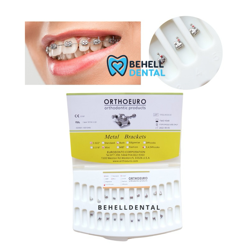 Ori BRACKET Braces ORTHO EURO PREMIUM Europe - Mim MINI ROTH 022 WITH ...