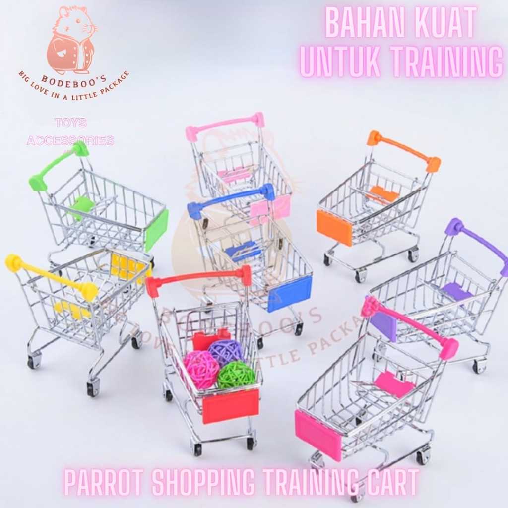 1pcs - Mini Parrot Bird Toy Trolley/Bird Training Trolley | Shopee Malaysia