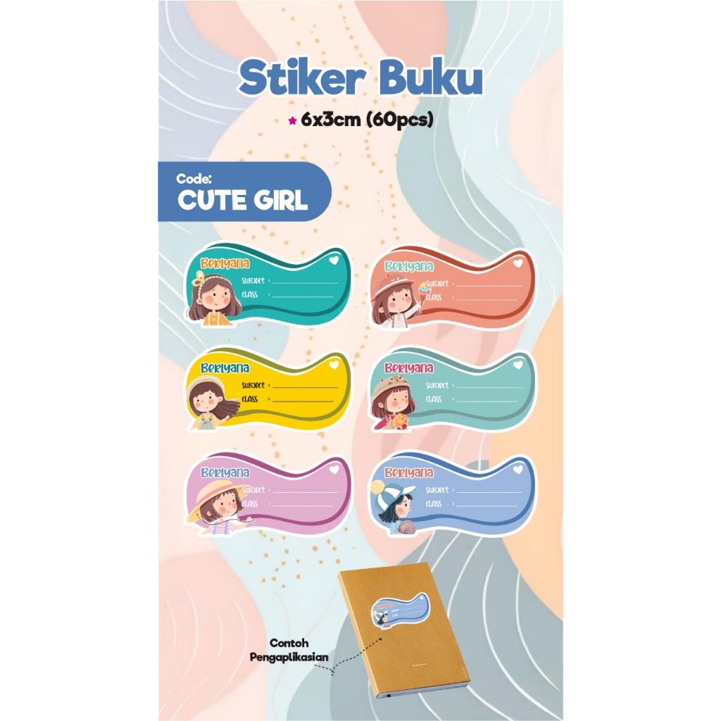 Waterproof BOOK STICKER | Shopee Malaysia