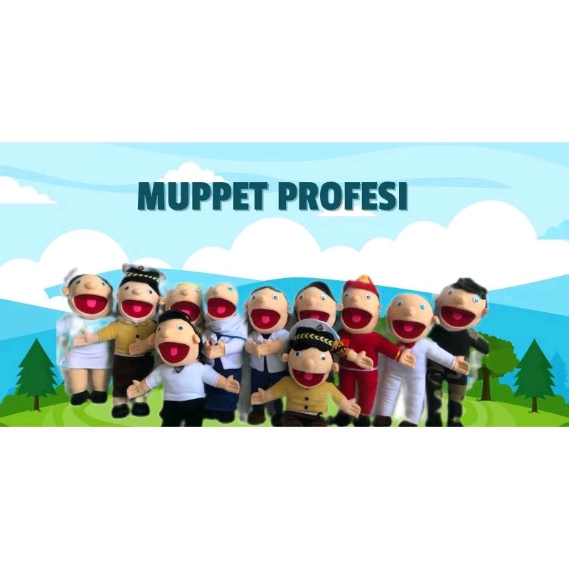 50cm Muppet Hand Puppet Professional characters|Fairy Tale Demonstrator ...