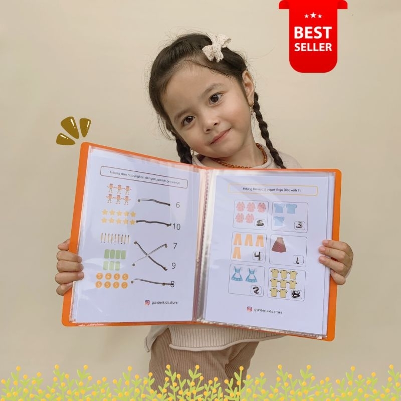 Children's Worksheet My Second Book PAUD/KINDERGARTEN ACTIVITIES-40 pp ...