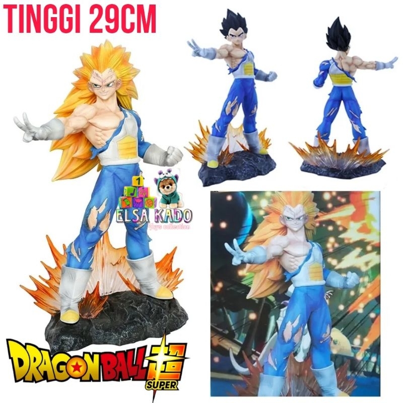Action Figure Bejita Ssj3 Dragon Ball Z Diorama Vegeta Super Saiyan 3 ...