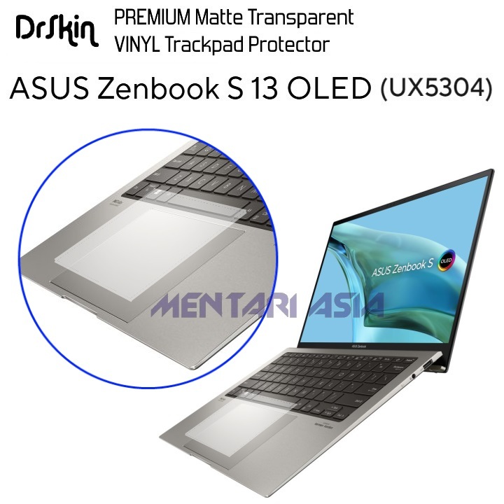 Touchpad Protector ASUS ZenBook S13 OLED UX5304 - DrSkin PREMIUM Matte ...