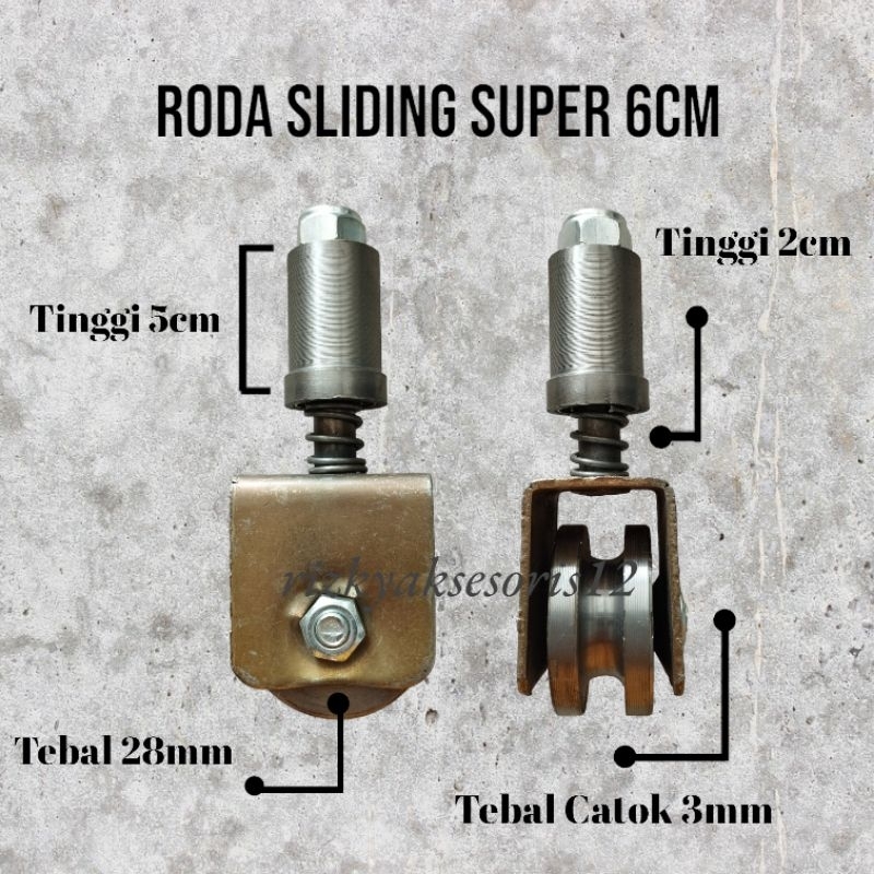 Sliding wheels measuring 6cm || Anti-clogging bending wheel solution ...