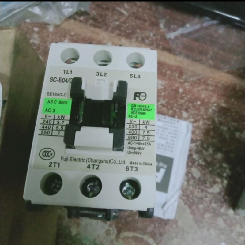 Contactor FUJI SC-E04 24VDC ORIGINAL ORIGINAL JAPAN | Shopee Malaysia