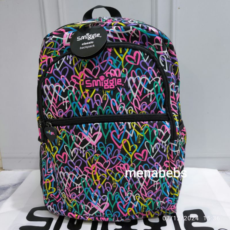 Smiggle Backpack Classic Better Together Smile / Hi There / I Heart ...