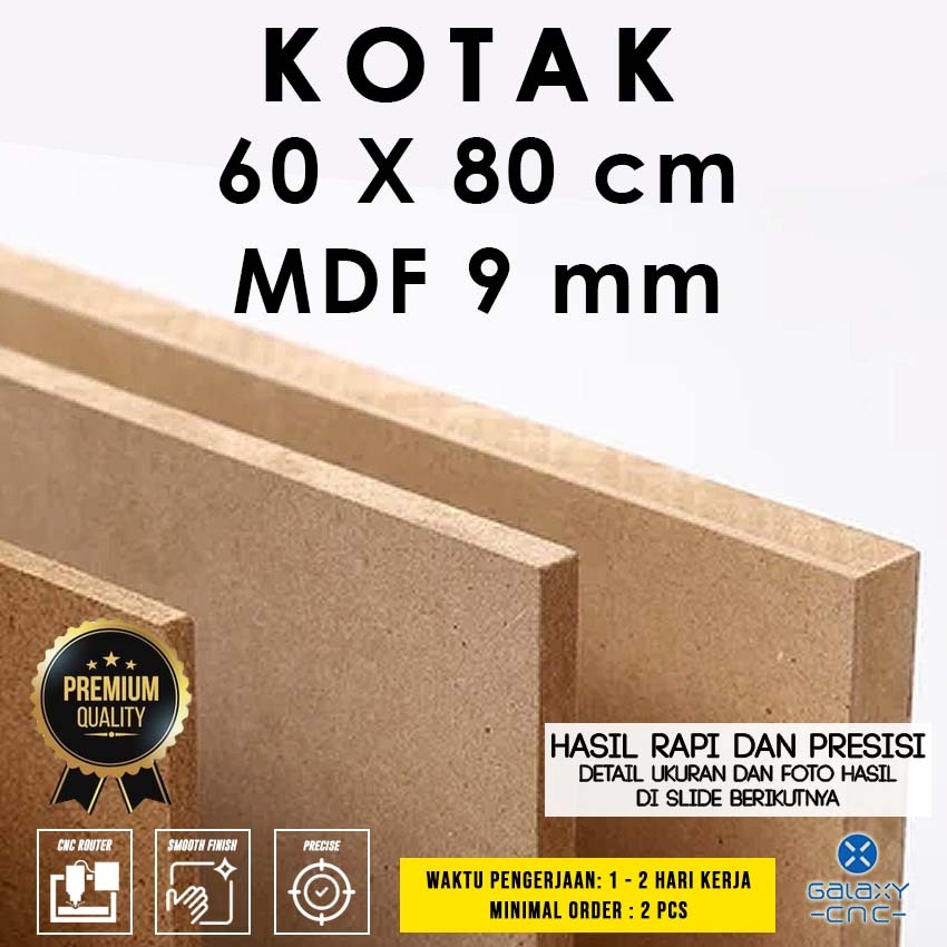 KAYU Box 60 x 80 cm - MDF 9 mm - Wooden board / MDF board | Shopee Malaysia